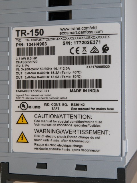 Trane Tr-150 134h4930 VFD Drive Control Unit T173192 for sale online | eBay