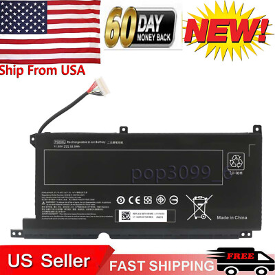 HSTNN-DB9G NEW HP PG03XL L48495-005 BATTERY PAVILION GAMING 15-DK 15-EC ...