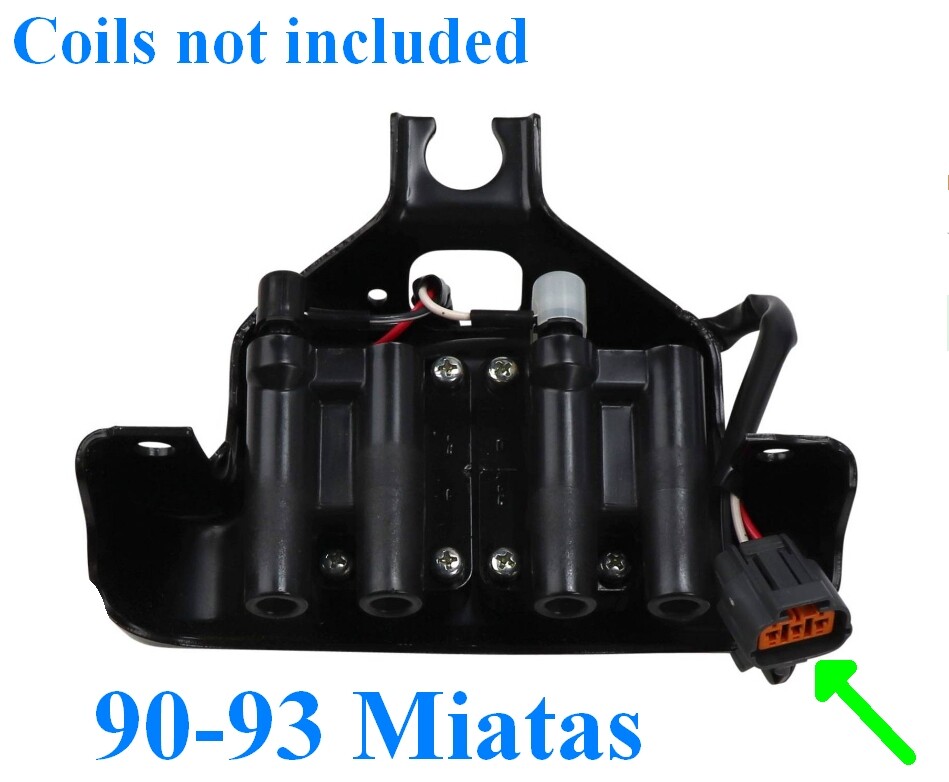 fits Mazda Miata 90-93 Ignition Coil Pack Pigtail Harness Connector ...