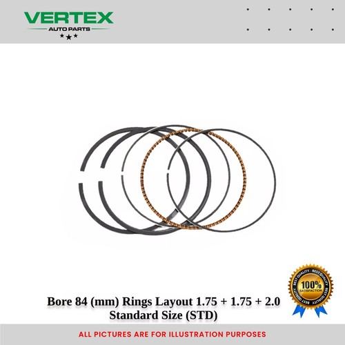 6 Piston ring set For BMW N57 330D 330XD 530D 730D X3 X5 diesel M57 306 ...
