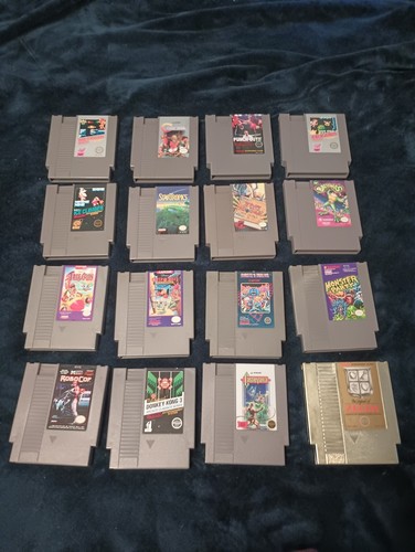 Nintendo NES 16 High End GAME Lot- Untested, Pretty Clean Cartridges ...