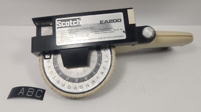 Label Making - Scotch Label Maker