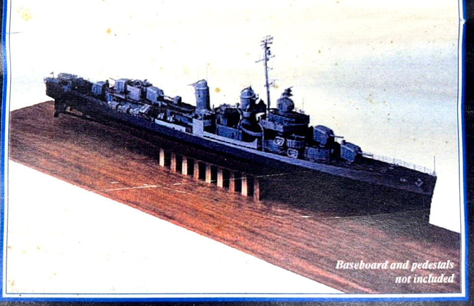 Bluejacket Shipcrafters USS Kidd Fletcher Class Destroyer Model Kit ...
