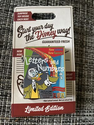 2020 Disney Parks Cereal Box Pin - Ludwig Van Drake’s Letters & Numbers ...