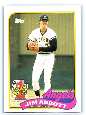 Jim Abbott 1989 Topps #573 Rookie | eBay
