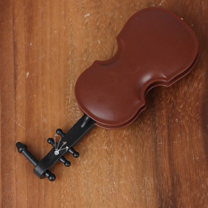1 Set Mini Plastic Violin Dollhouse Decorative Crafts Music InstrumentB ...