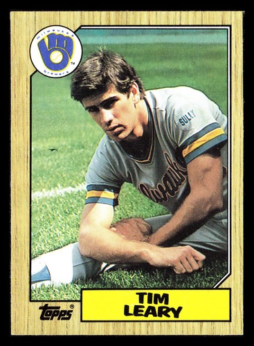 Tim Leary 1987 Topps #32 Milwaukee Brewers BUY3GET1FREE | eBay