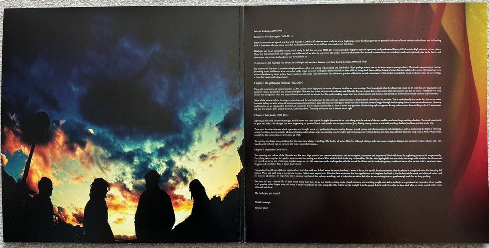 Anathema Internal Landscapes Limited Edition CLEAR BLUE Double Vinyl LP ...