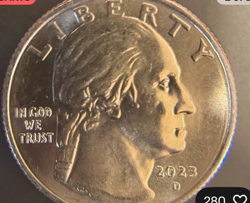 ERROR 2023 D Jovita Idar Quarter Coin Mint “IN COD WE TRUST” MAKE AN ...