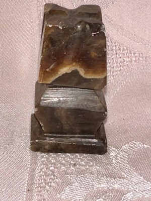 Rook/Castle Brown Onyx Marble Stone Carved Aztec Chess Piece. Combined ...