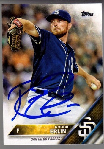 Robbie Erlin 2016 Topps Auto Autograph Signed Card #473 | eBay