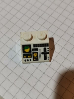 1 x Lego 3039 Pb045 schrägstein 2x2 computer monitor Radar Bedruckt in ...