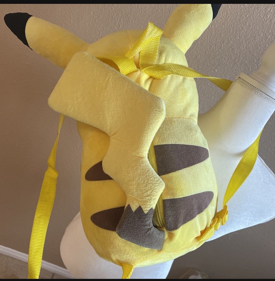 Pokemon Pikachu Plush Backpack / Shoulder Bag | eBay