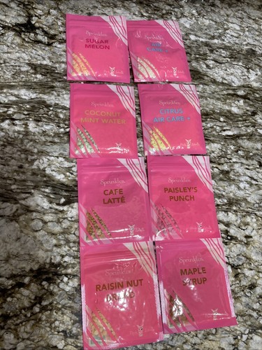 Pink Zebra Sprinkles Samples. 0.6oz-1 oz NEW Lot Of 8 See Photos For ...