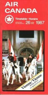 Air Canada timetable 1987/04/26 | eBay