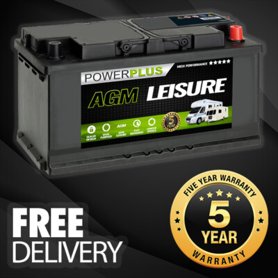 AGM Caravan Leisure Battery AGM LP120 120ah For Use With Motor Mover ...