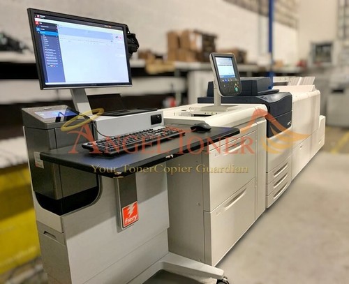 Xerox Versant 180 Press 2 Tray Feeder Booklet Finisher EX Fiery 80PPM ...