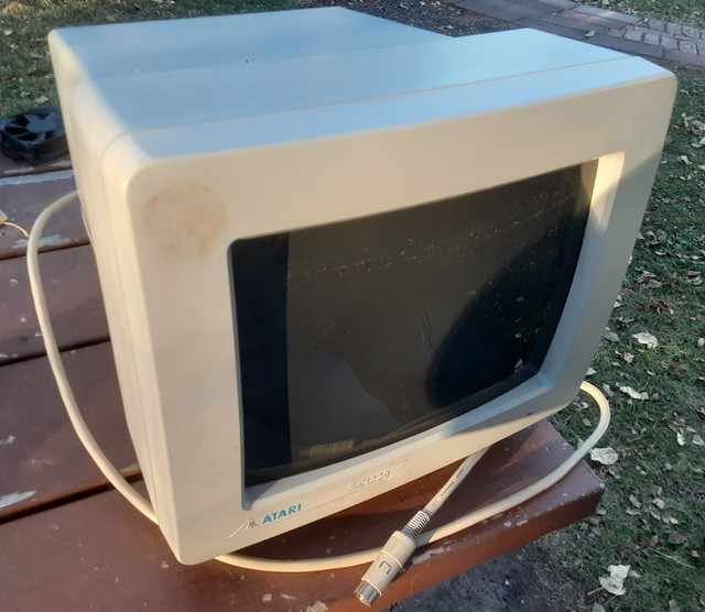Vintage Atari SC1224 Color CRT Monitor Mfg1986 for sale online | eBay