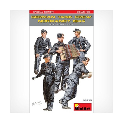 MiniArt WWII Military Mini 1:3 German Tank Crew - Normandy 1944 ...