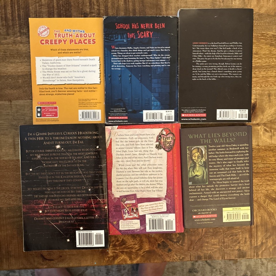 YA Spooky Book Lot. Six Books | eBay