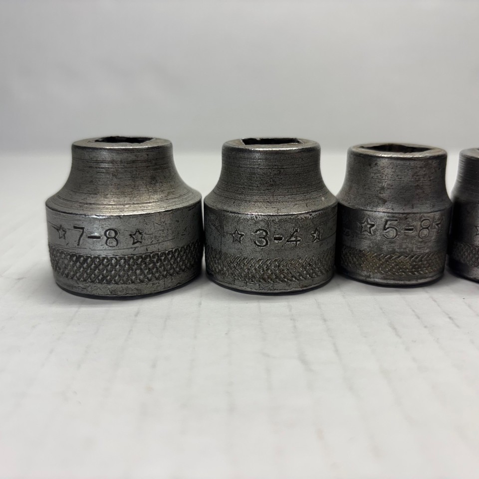 31 piece VINTAGE INDESTRO SOCKET SET. Speed Wrench Duro Metal Products ...