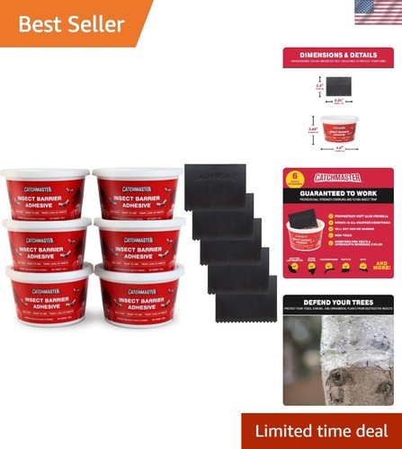 Six Pail Tree Bug Barrier Kit - Easy Use Insect Traps & Spreaders ...
