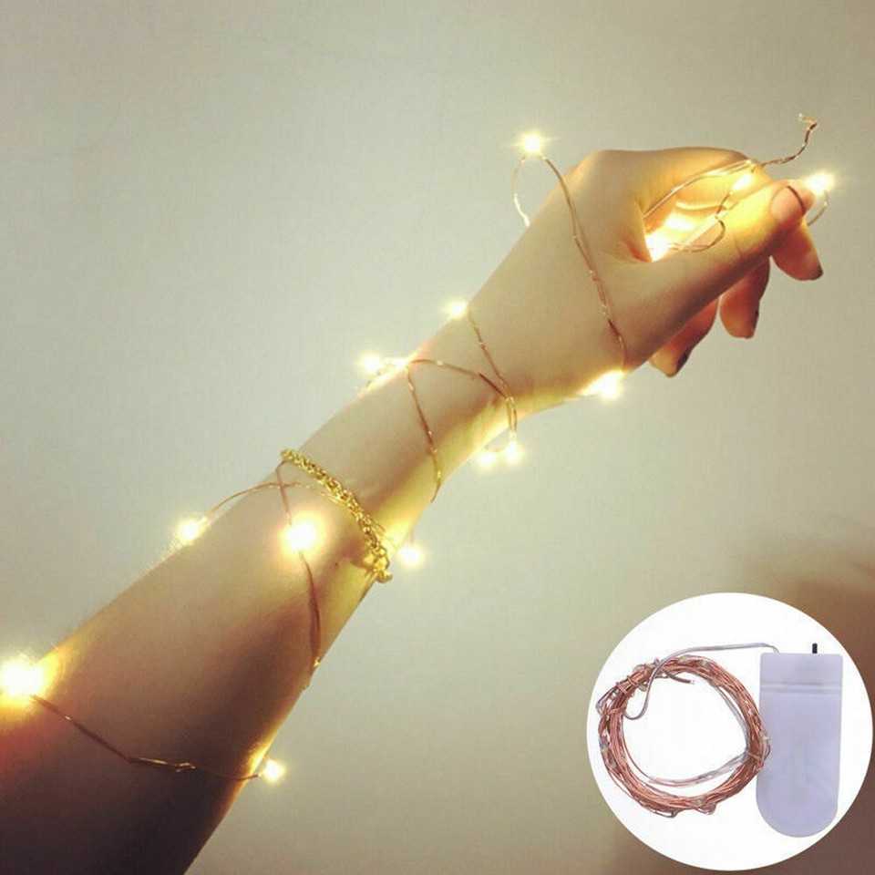 12-Pack 20 LED Fairy String Lights Battery Operated String Lights ...
