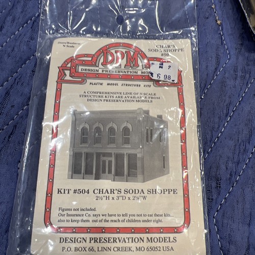 N Scale - Char's Soda Shoppe :"Building Kit" - DPM-50400 781324005048 ...
