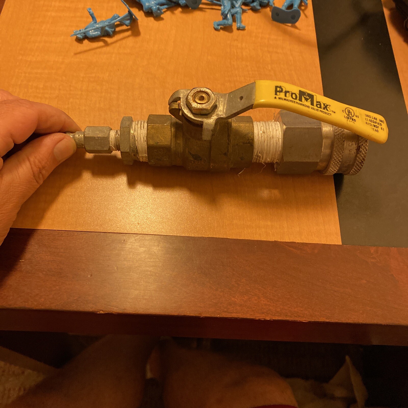 ProMax 3/4” in, Solder, Forged Brass Body, Full Port - Milwaukee Valve ...