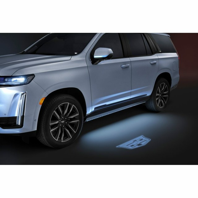 Factory OEM Cadillac Escalade ESV Puddle Light Kit Logo Crest 2020 ...