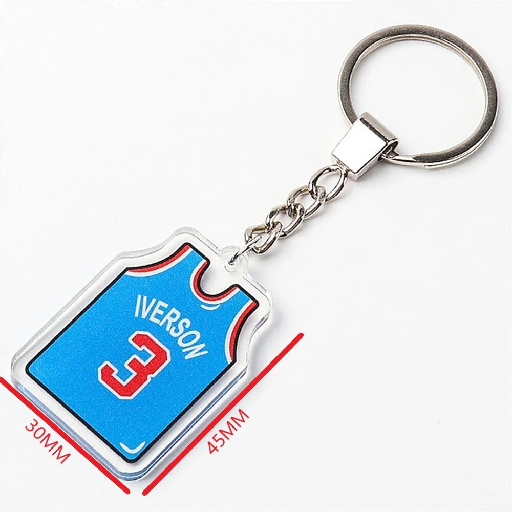 Allen Iverson 3 NBA Guernsey Double Sided Acrylic Keyring - Ltd Qty ...