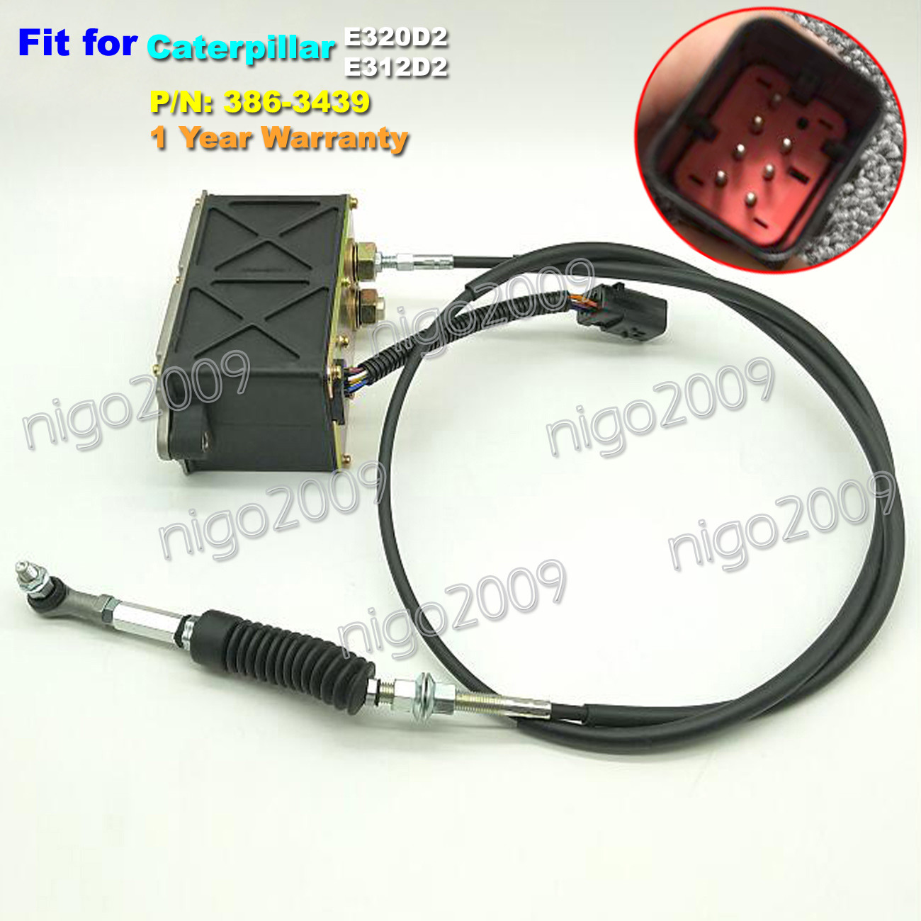 Throttle Motor Governor 386-3439 Fit for Caterpillar CAT Excavator ...