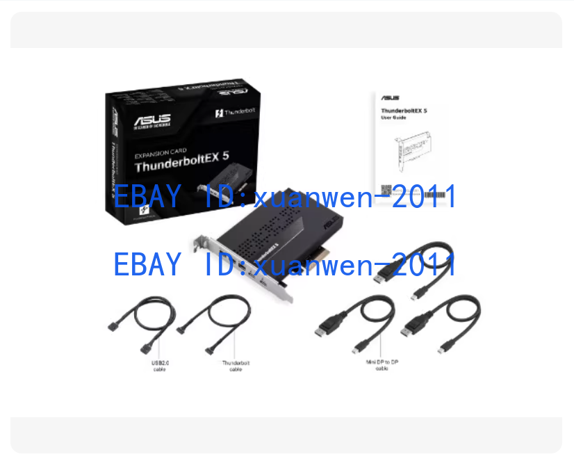 Asus THUNDERBOLT EX5 Thunderboltex 5 Expansion Int Card Dual ...