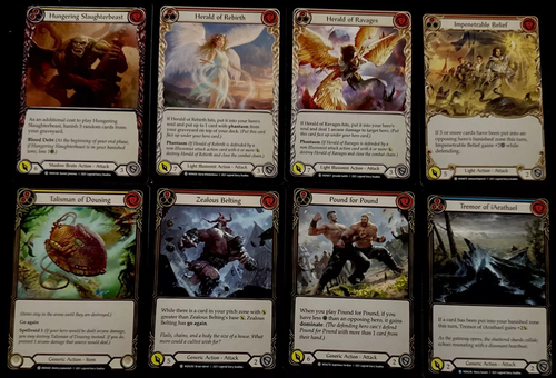 FLESH And BLOOD MONARCH 1ST Edition TCG 4 X Booster Pack Lot Set CCG | eBay