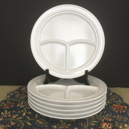 VTG Prolon NSF-6 Divided Dinner Plate Picnic Melmac Melamine 10 1/8 ...