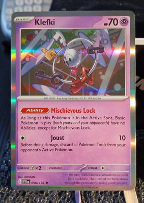 Pokemon Klefki 096/198 Holo Rare Scarlet And Violet Pokemon Card | eBay