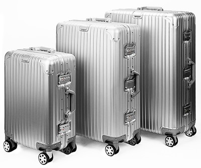All Aluminum Luggage Suitcase TSA Lock Full Set (Carry on 21" 26" 29 ...