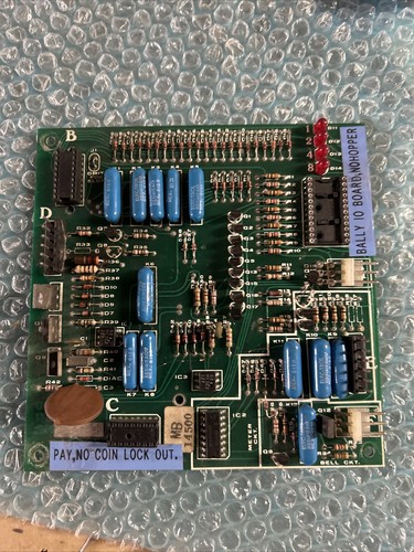 Unknown Slot Machine Bally S 5000 Mpu CPU PCB Board C128-4 | eBay
