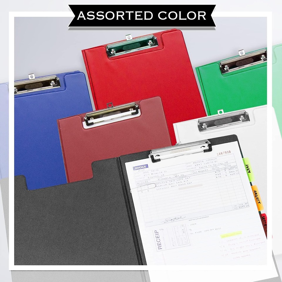 Clipboard PVC Standard Clipboards Low Profile Clip Flip Cover A4 ...