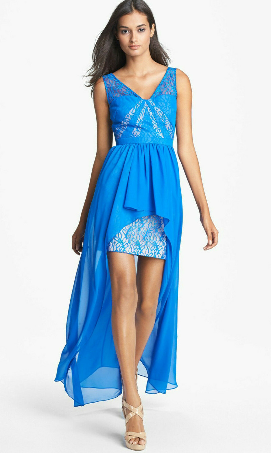 Aqua Blue Color Dress