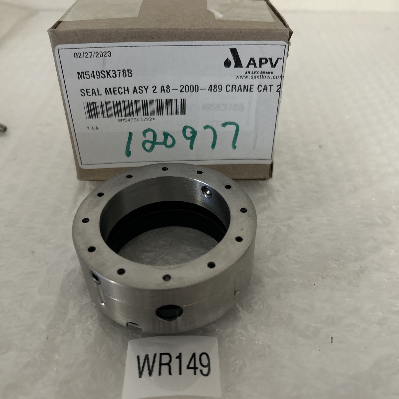 NEW OPEN BOX - Genuine APV M549SK378B Seal Mech Assy. 2 A8-2000-489 ...