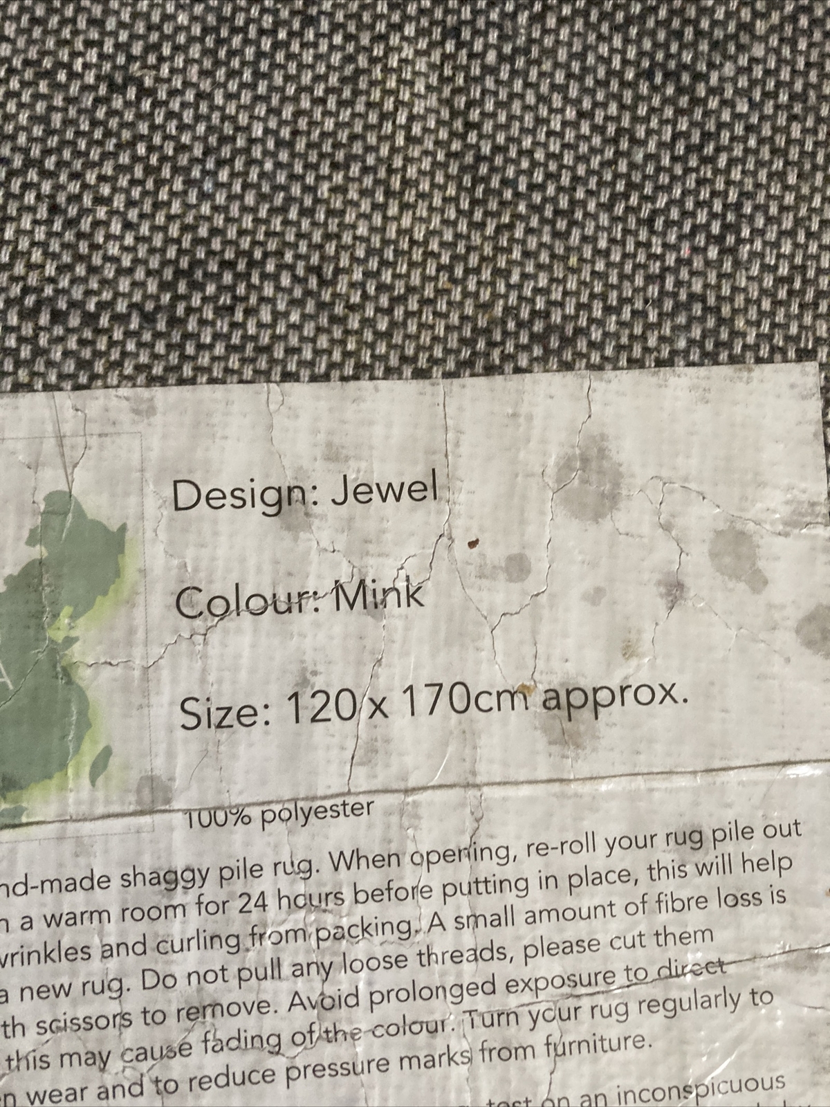 Large Dunelm Matt Rug 170 X 120 Cm | eBay