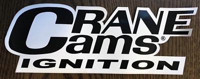 Crane Cams Ignition Decal Sticker NHRA NASCAR Vintage Racing Stickers ...