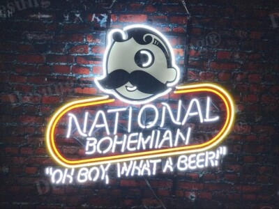 Natty Boh National Bohemian Beer Neon Light Sign 24x20 Beer Bar Pub ...