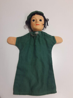 VINTAGE German Paper Mache Hand Puppet | eBay