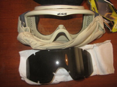 Used ESS Profile Goggles Ballistic Military Tactical Profile CASE | eBay