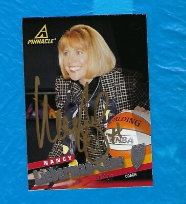 NANCY LIEBERMAN CLINE AUTOGRAPH 2019 DONRUSS WNBA BUYBACK AUTOGRAPH #10 ...
