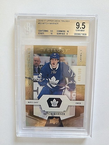 2016-17 Upper Deck Trilogy - Rookie Premieres Level 1 #53 Mitch Marner ...