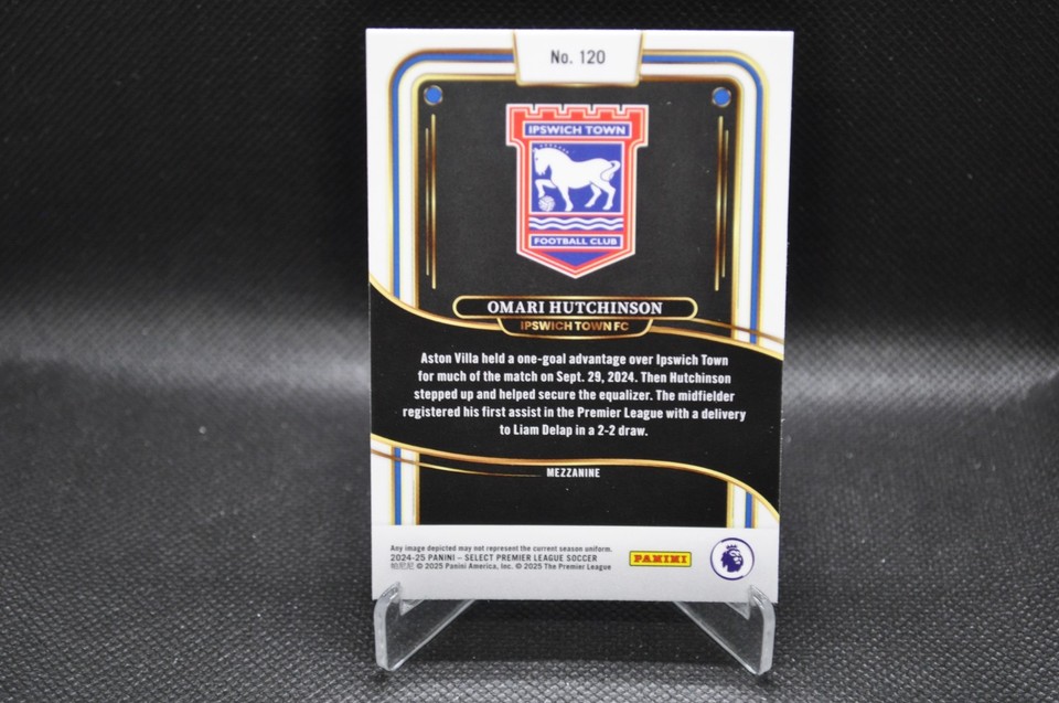 Omari Hutchinson 2024-25 Panini Select EPL Soccer #120 RC Mezzanine | eBay