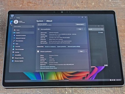 Microsoft Surface Pro 11 2076 13" Snapdragon X 3.4GHz 16GB RAM 512GB ...